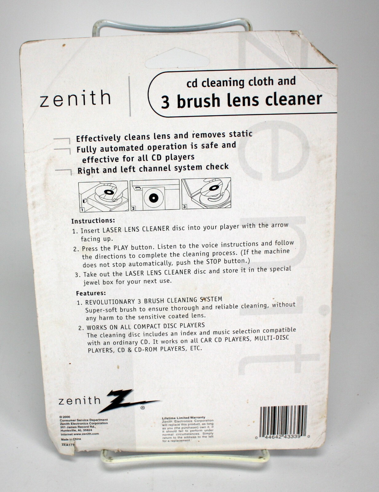 ZENITH Z CLEANING CLOTH AND 3 BRUSH LENS CLEANER KIT IN PACKAGE | eBay