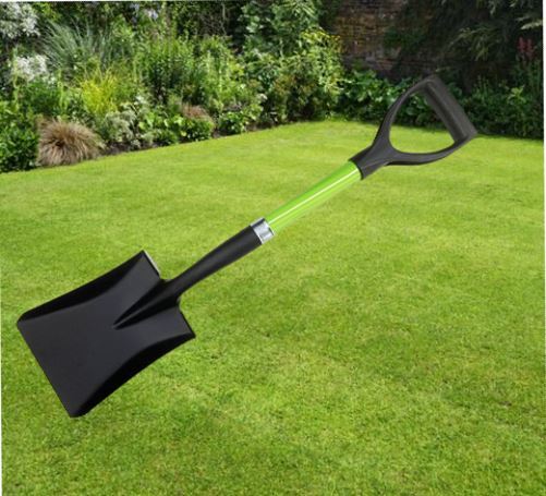 Fibreglass Lightweight Utility Shovel - Square Mouth Spade, Digging ...