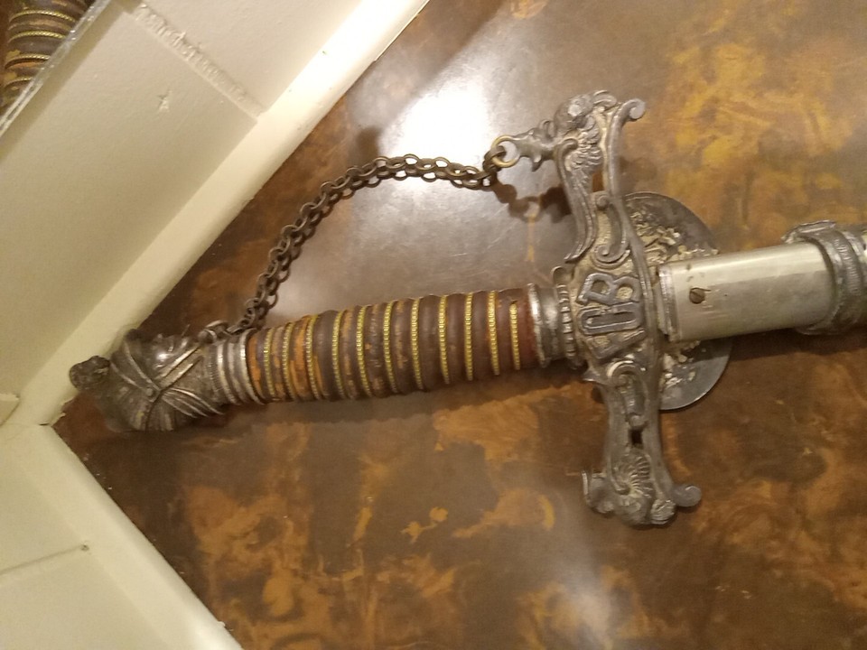 Knights Of Pythias Antique Fcb Sword Sampson W Scabbard USA Made 1800’s ...