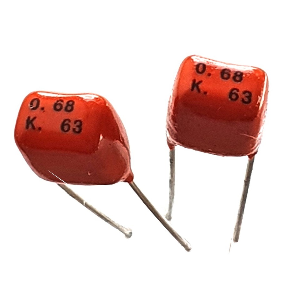 [5pcs] 0.68uF 684K 63V CBB Metallized Polyester Film Capacitor PILKOR ...