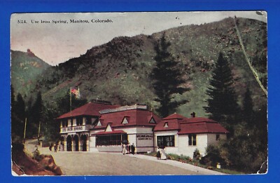 (4992) UTE IRON SPRING ~ MANITOU CO COLORADO ~ c1921 | eBay