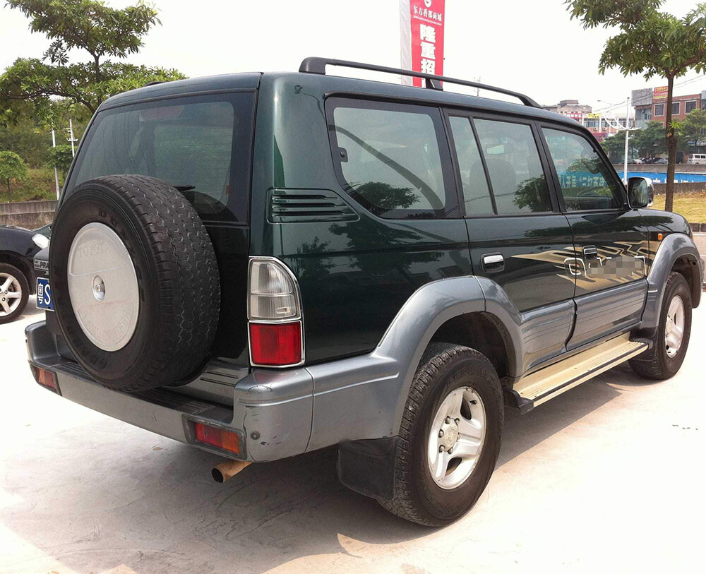 2pc Rear Bumper Fog Light Lamp Brake lights For Toyota Prado LC90 FJ95 ...