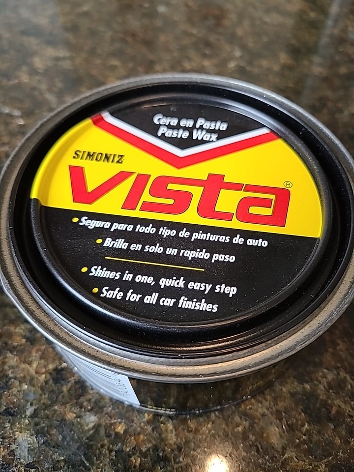 Simoniz CARNAUBA Paste Wax NOS 009561 Original Paste Wax 9 oz. NEW ...