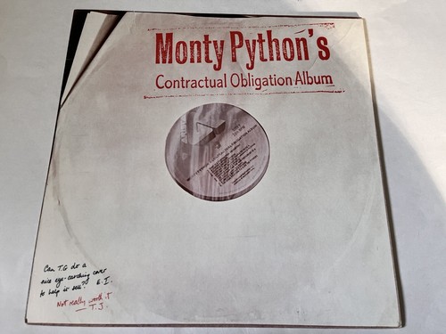 Monty Python’s Contractual Obligation Album~With Printed Inner Sleeve~Quick Ship | eBay