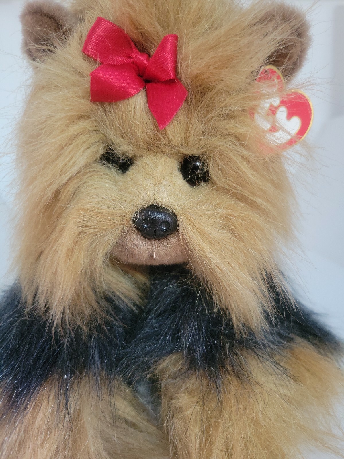 Ty Yappy Yorkshire Terrier Beanie Buddy Plush Yorkie Dog 1997 Original ...