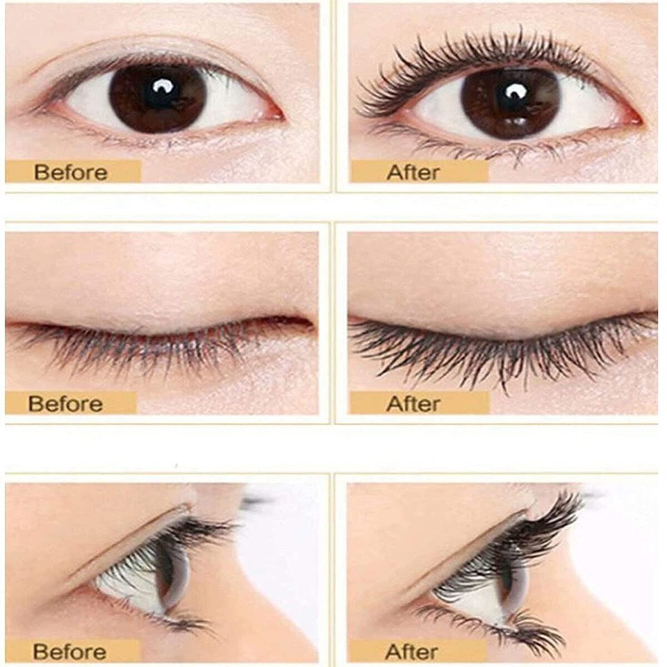 4D Pure Silk Fiber Lash Mascara – Ultra Black Volume & Length Thick ...