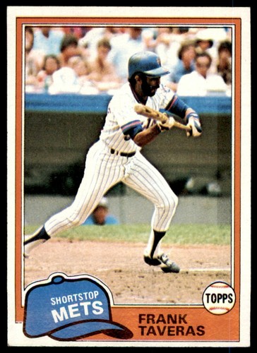 1981 TOPPS FRANK TAVERAS . NEW YORK METS #343 | eBay