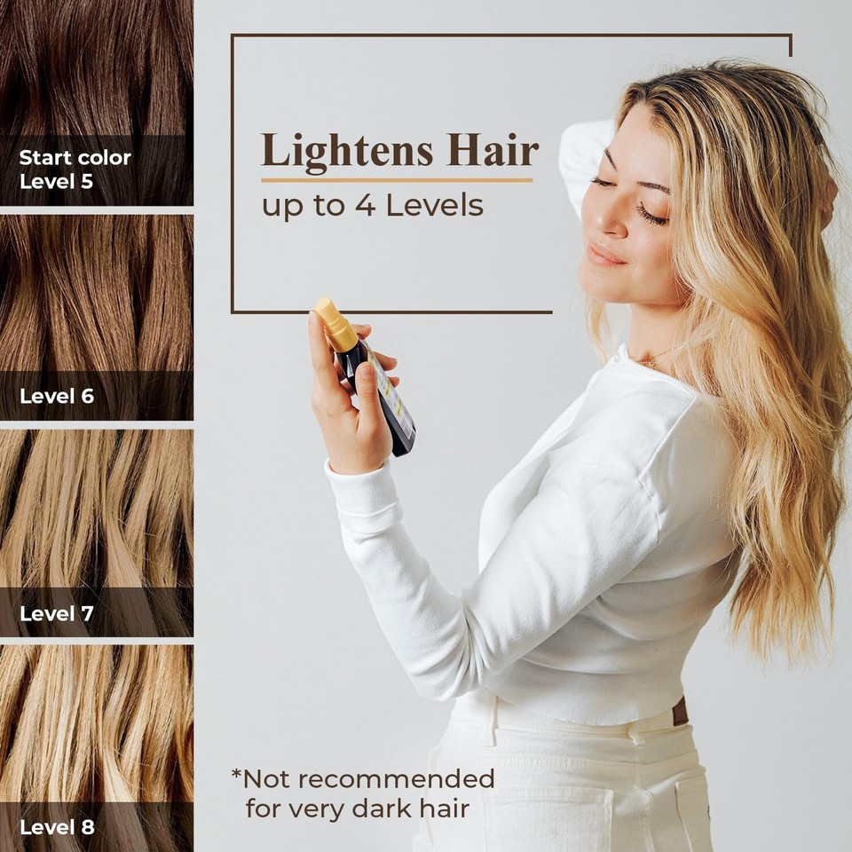 Intea Chamomile Natural Blonde Highlights Hair Lightener - Spray ...