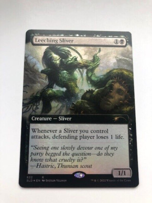 Mtg Secret Lair Basal Sliver Borderless FOIL NM | eBay