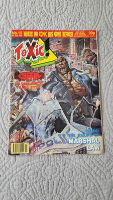 TOXIC No 15 JULY 1991 COFFIN COMIC MAGAZINE UK | eBay UK