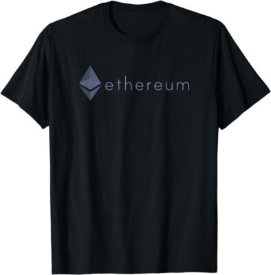Ethereum Coin Crypto ETH Blockchain Cryptocurrency T-Shirt, Investor ...