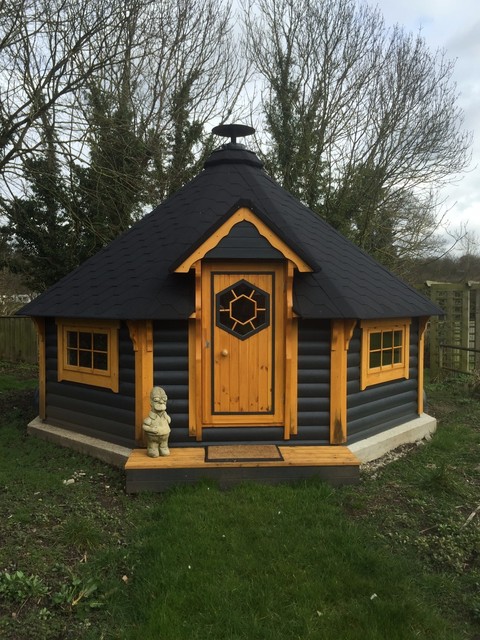 Grill Cabin /scandinavian Cabin / High Quality 7m2 Sloping Wall BBQ Hut ...