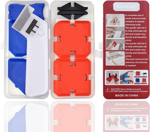 11 Piece Set ，Professional Caulking Tool Kit with Sealant Finishing ...