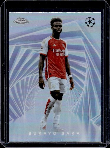 2023 Topps Chrome UEFA Bukayo Saka Hobby Masters #HB-5 | eBay