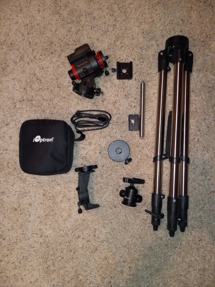 iOptron SkyGuider Pro Camera Mount Full Package with Tripod and ...