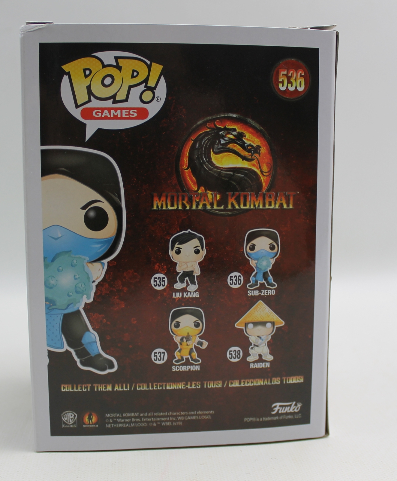 Funko Pops Games Mortal Kombat #536 Sub Zero Action Figure | eBay