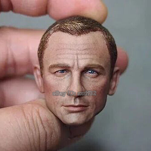 1/6 Head Sculpt Daniel Craig Agent James Bond Fit 12'' Male Soldier ...