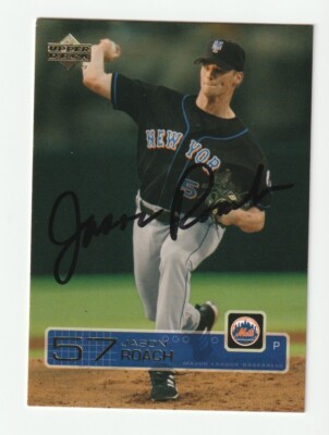 Jason Roach Signed 2003 Upper Deck Gold Foil Card Auto Mets RC ...