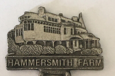 Vintage Souvenir Spoon US Collectible Pewter Hammersmith Farm Newport ...