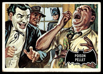 1966 Topps Batman Black Bat Poison Pellet #11 | eBay