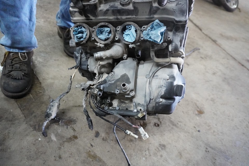 08 YAMAHA R6R R6 R ENGINE MOTOR M-23 | eBay