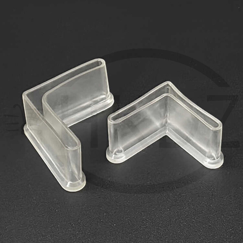 Rubber Profile Angle Iron Bar Feet Pipe End Caps L-Shaped Foot Cover ...
