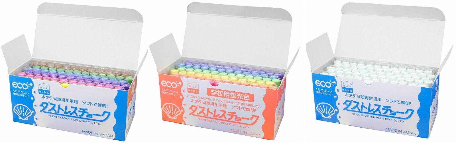 Nihon Rikagaku Industry Dustless Chalk 72pcs Japan | eBay