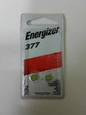 Energizer - Battery - 377 - Pack of 2 - New ! | eBay
