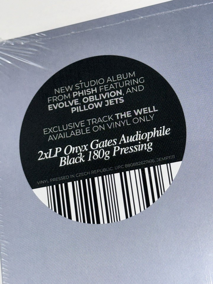 Phish Evolve Vinyl Record 180g Onyx Gates Audiophile Black Lmt Ed ...