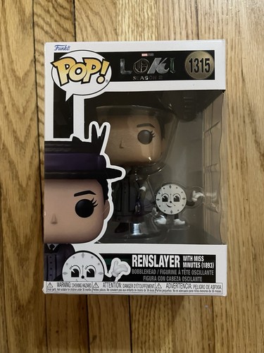 Funko POP! Marvel Loki Season 2 Figure - RENSLAYER with Miss Minutes ...
