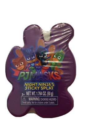 *Disney Junior PJ Masks Night Ninja's Sticky Splat Putty Purple 1.76 oz ...