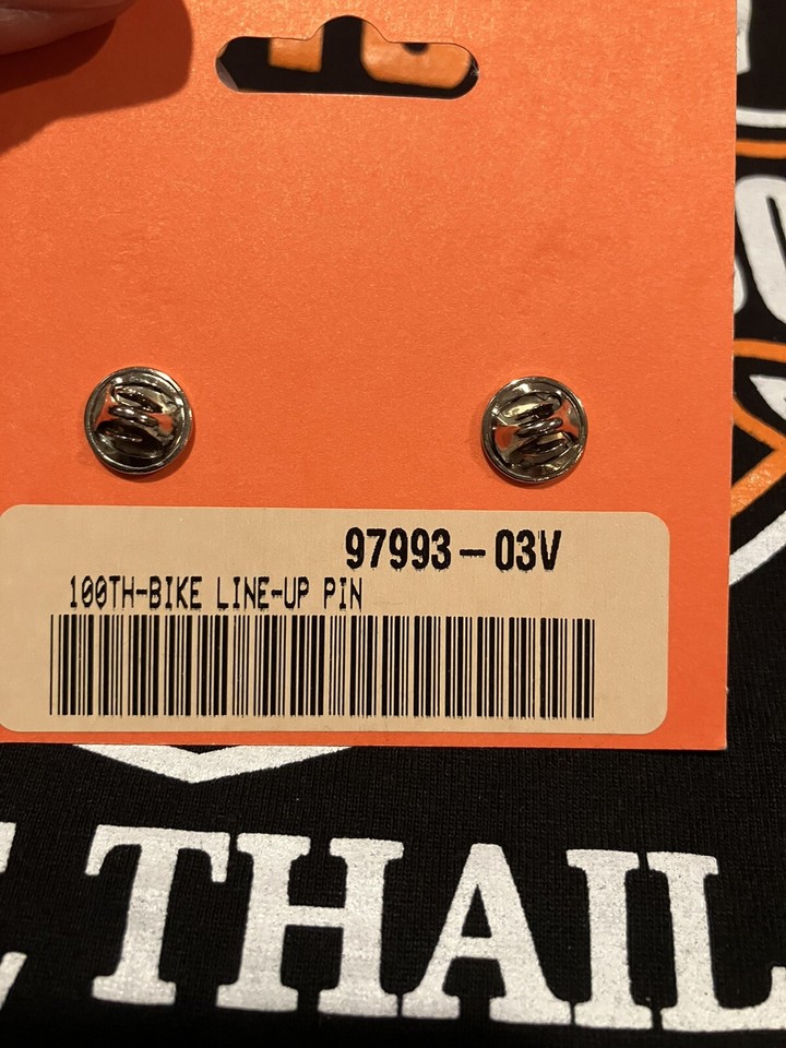 Harley-Davidson 100TH ANNIVERSARY BIKE LINE-UP PIN 97993-03V NWT | eBay
