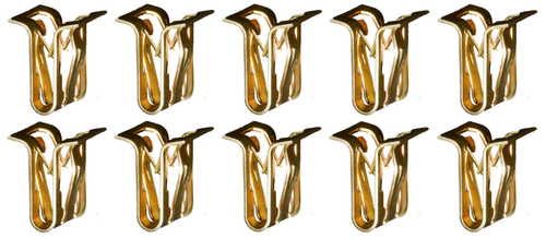 10 PILLAR TRIM & RADIATOR GRILLE CLIPS! FOR GM SIERRA SILVERADO ...