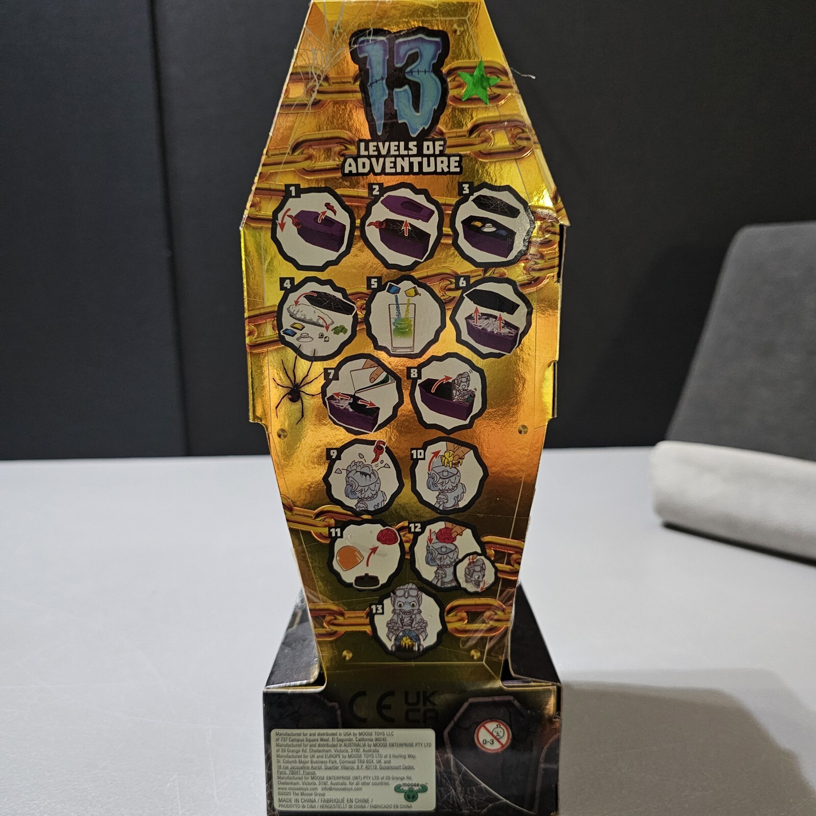 Treasure X Monster Gold Awaken the Monster Real Gold Dipped Treasure NIB