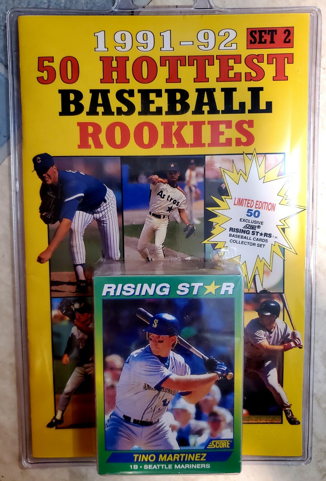 1991-92 Set 2 Score 50 Hottest Baseball Rookies Rising Stars New ...