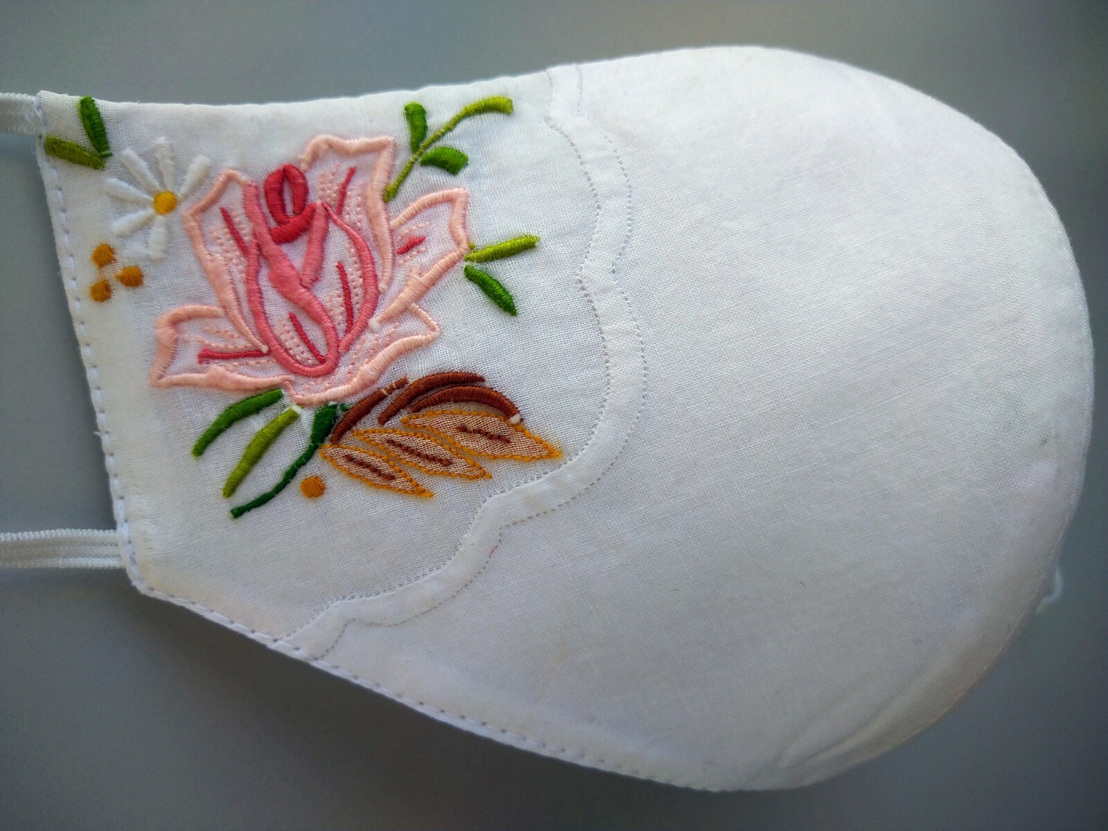 Face Mask washable Reusable 100 Cotton Handmade Hand Embroidered Fancy ...