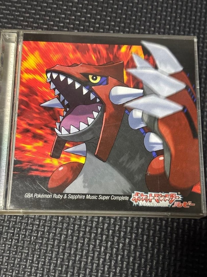 Used GBA Pokemon Ruby & Sapphire Soundtrack Super Complete Music CD ...