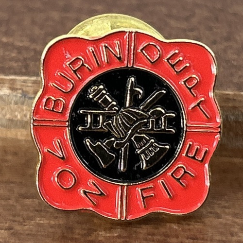 Burin Volunteer Fire Department Metal Lapel Pin Badge Firefighter ...
