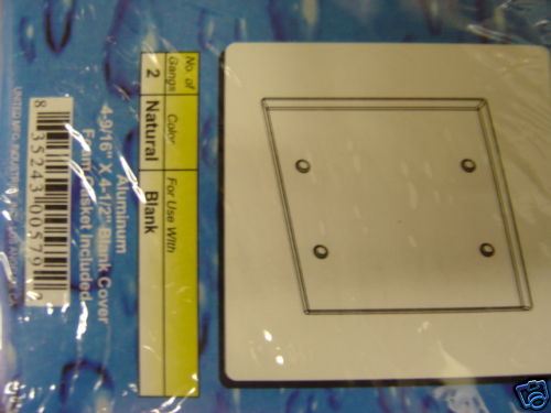 2 GANG WEATHERPROOF BLANK COVER FOR BELL BOX GRAY COLOR | eBay