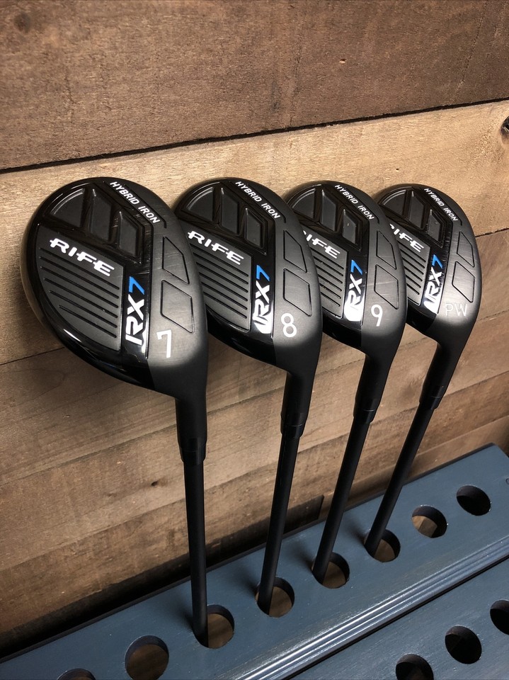 USED RH Senior Mens Rife RX7 Hybrid Irons Set #7-PW Senior Flex ...