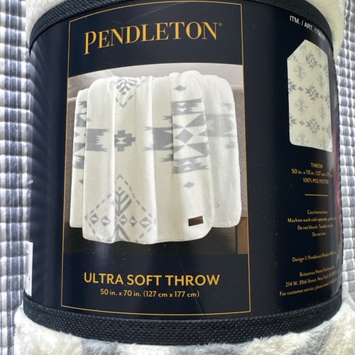 Pendleton Ultra Soft Throw 50"x70" Birch Tree Polyester Blanket Aztec ...
