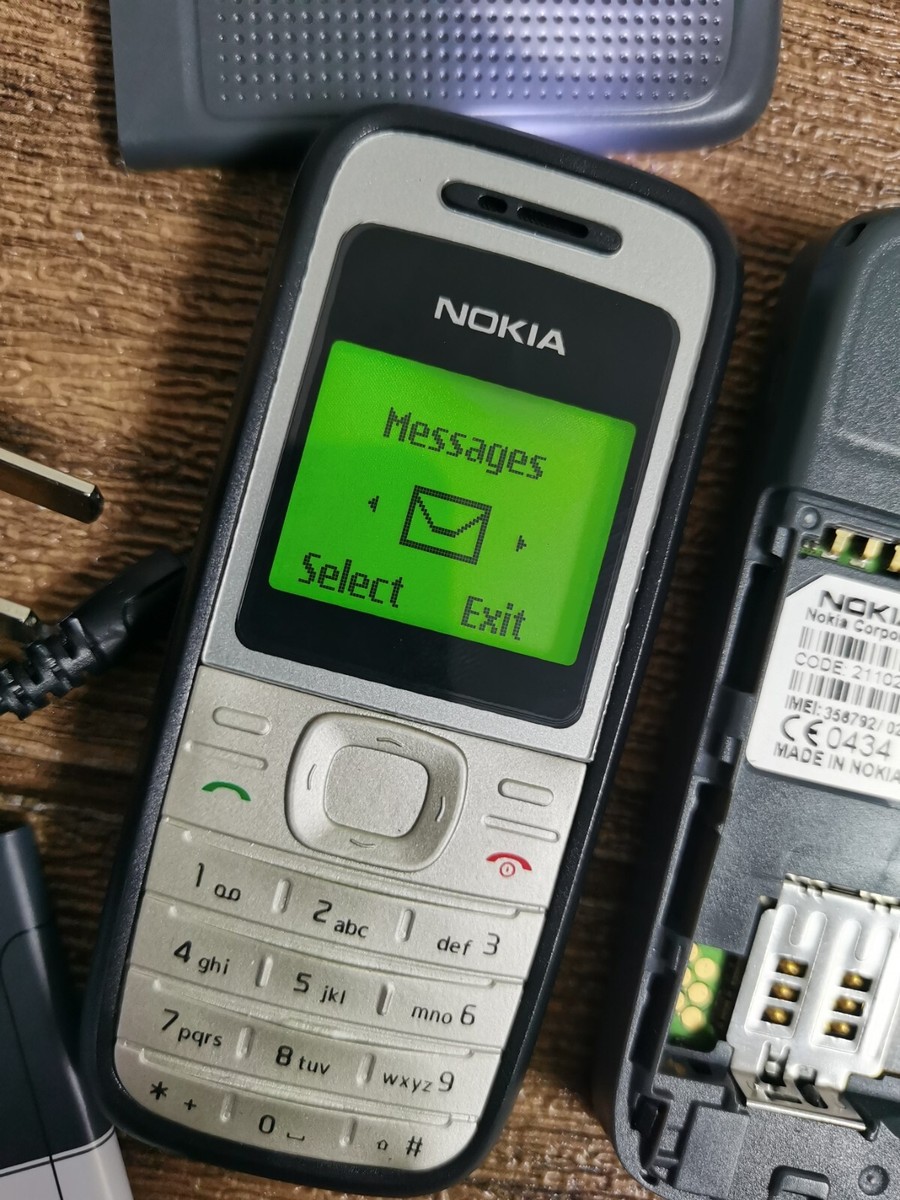 Nokia 1200 Preto Nokia 1200 Classic Retro Mobile Phone 2G Unlocked