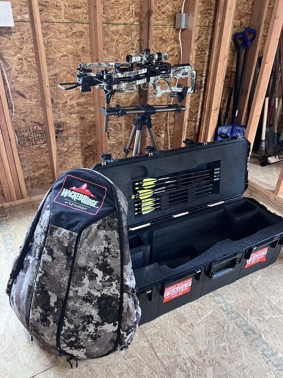 TenPoint Nitro 505 Crossbow With SKB Hard Case, Wicked Ridge Soft Case ...
