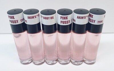 Akim's Perfume Body Oil 0.5 oz (6pc) PINK PUSSY WOMEN | eBay