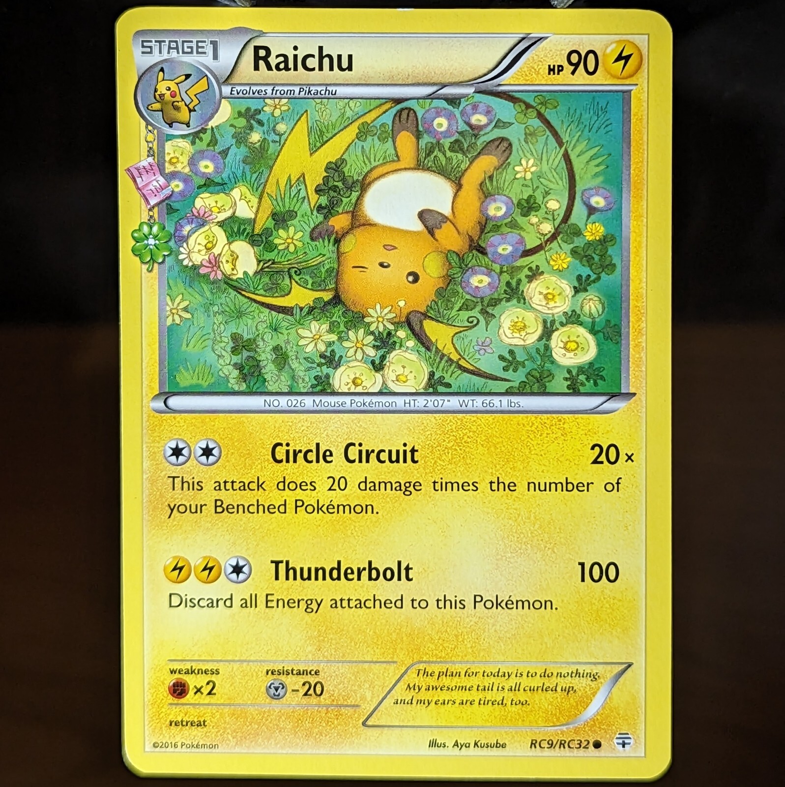 Raichu RC9/RC32 NM XY Generations Radiant Collection Pokemon Card ...