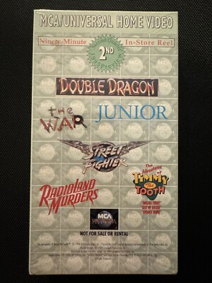 MCA/Universal 1995 2nd Quarter Preview VHS Street Fighter - Double ...