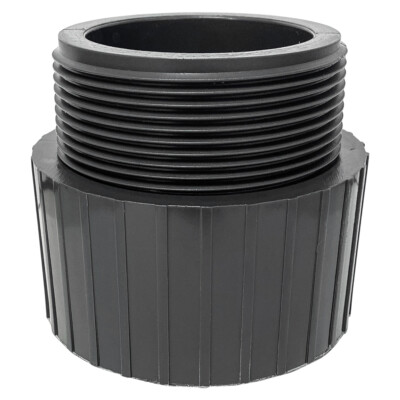 Sch 80 PVC 3 Inch Male Adapter Socket X Male NPT Threaded | eBay