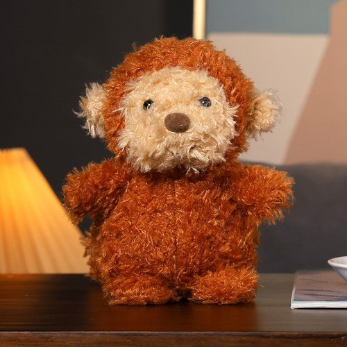 Plush Little Monkey Toy Stuffed Animal Doll Dust Bag 7" Je Cat ...