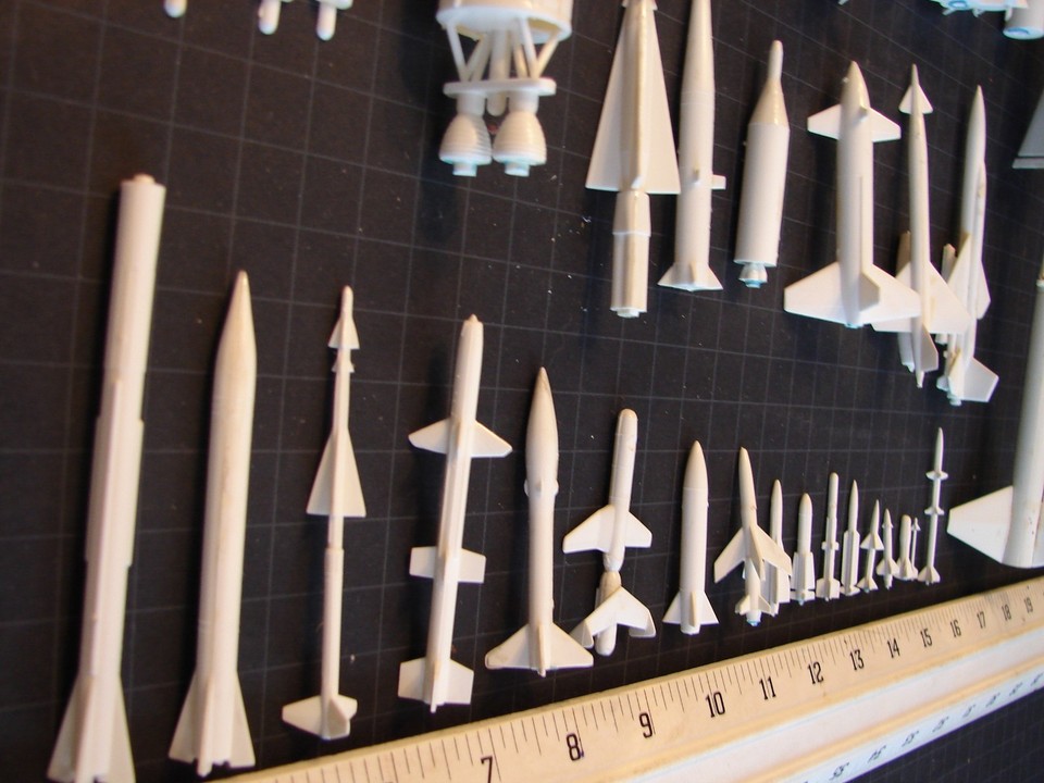 Vintage ~ Monogram-Revell-Aurora ? ~ MISSILE-PALOOZA! ~ 30+ Missiles ...