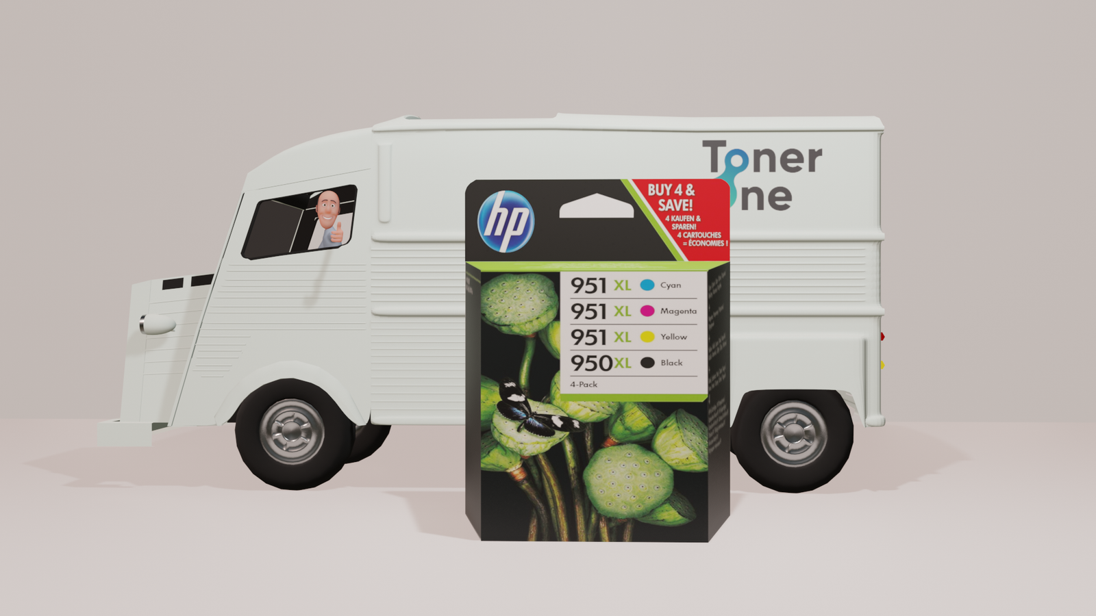 HP 950XL/951XL B/C/Y/M Ink Cartridge 2300 Yield Reduced Warehouse ...